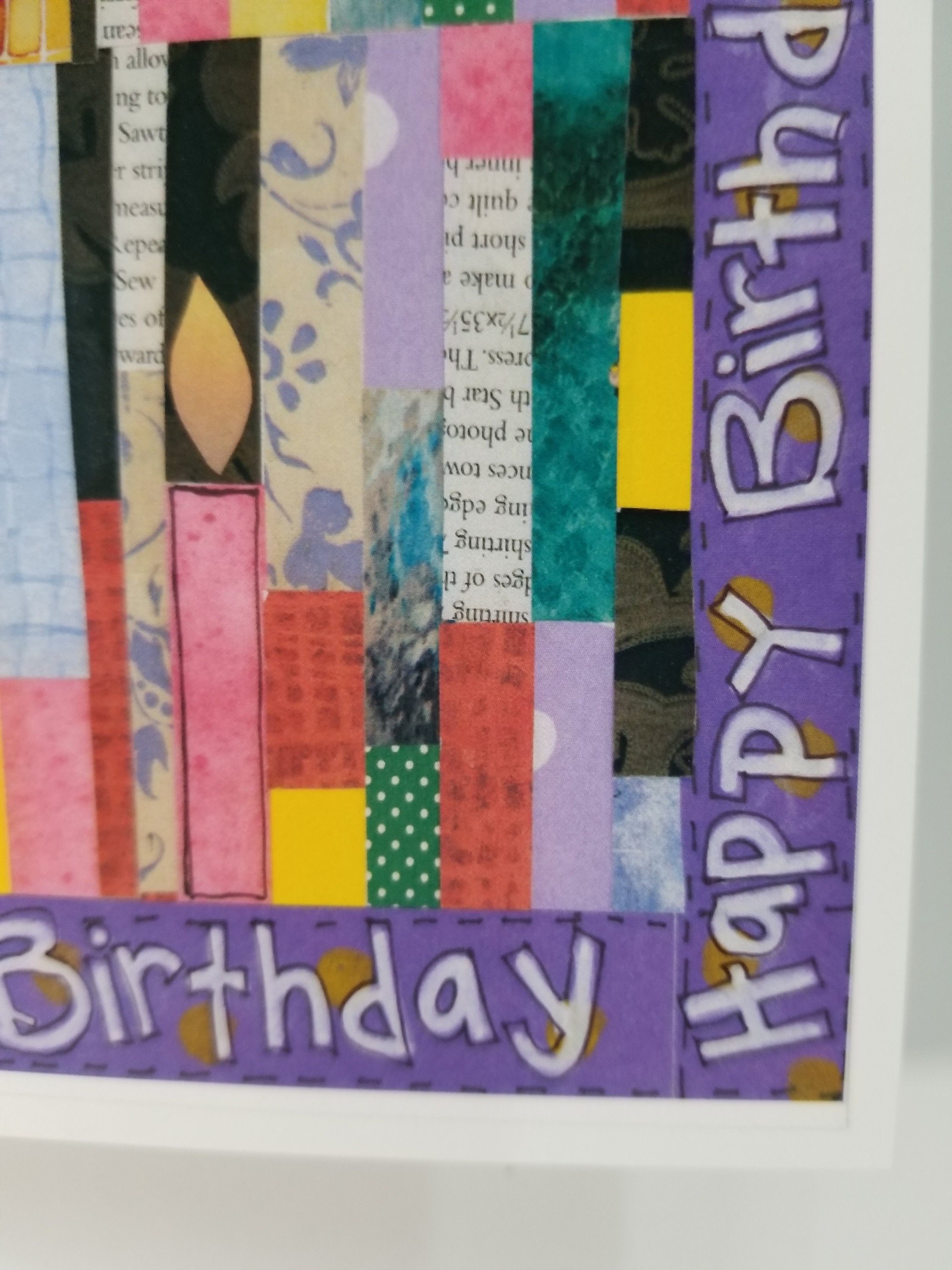 Quilt Card, Birthday for Quilter, Strip Quilt, BIRTHDAY CARD, Quilt ...
