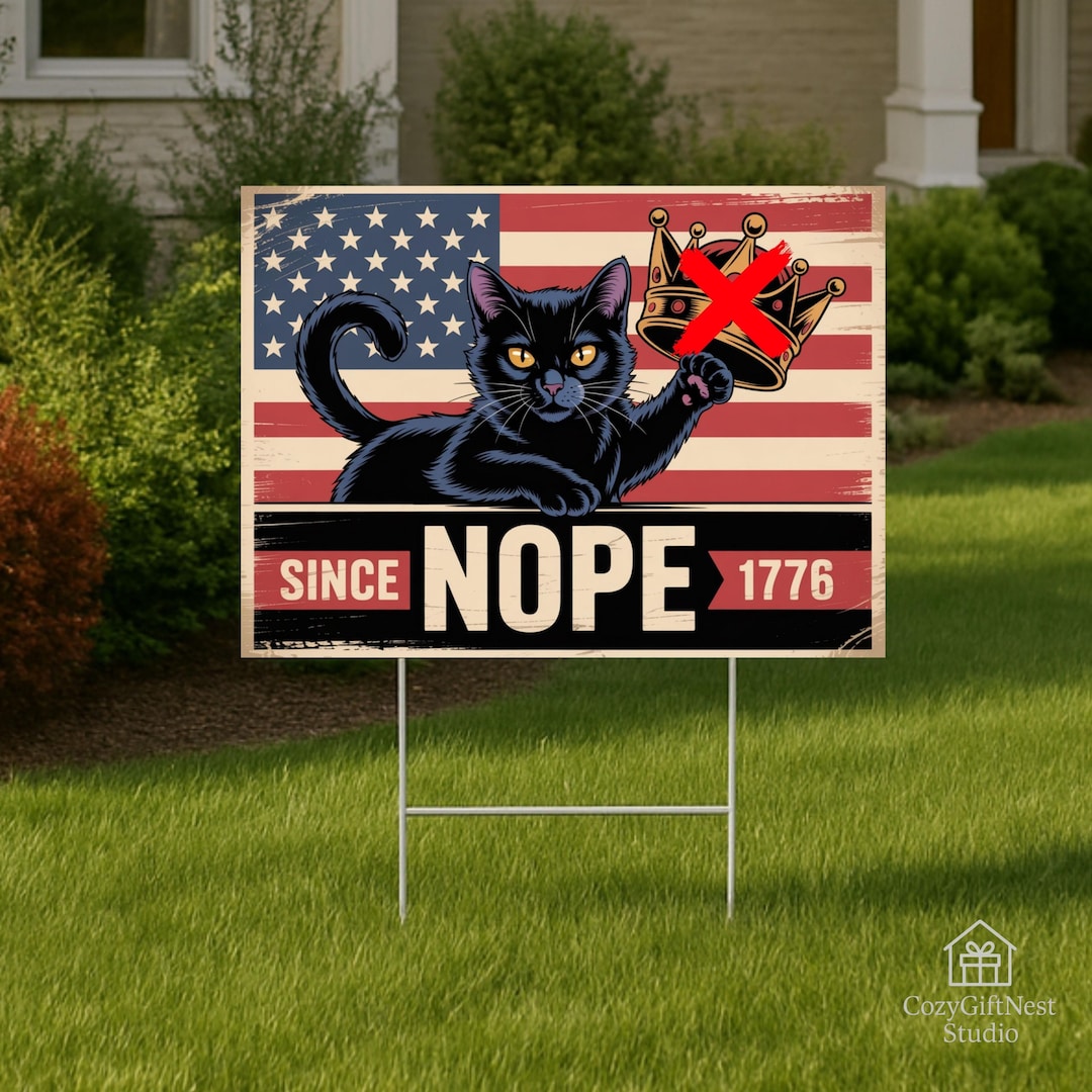No Kings Yard Sign – Anti Trump Protest, Political Activism Decor - Etsy