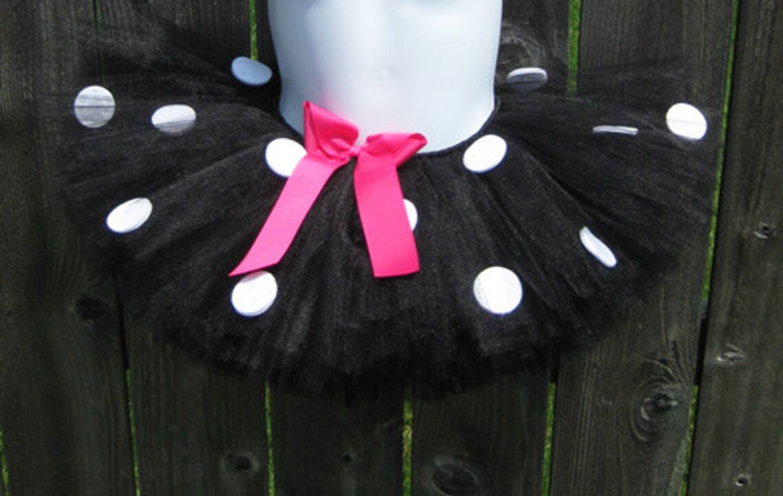 Polka Dot Tutu With Matching Headband Infant Baby Toddler - Etsy