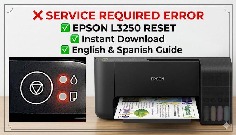 Epson L3250 Resetter Software | Waste Ink Pad Reset Utility (digital ...