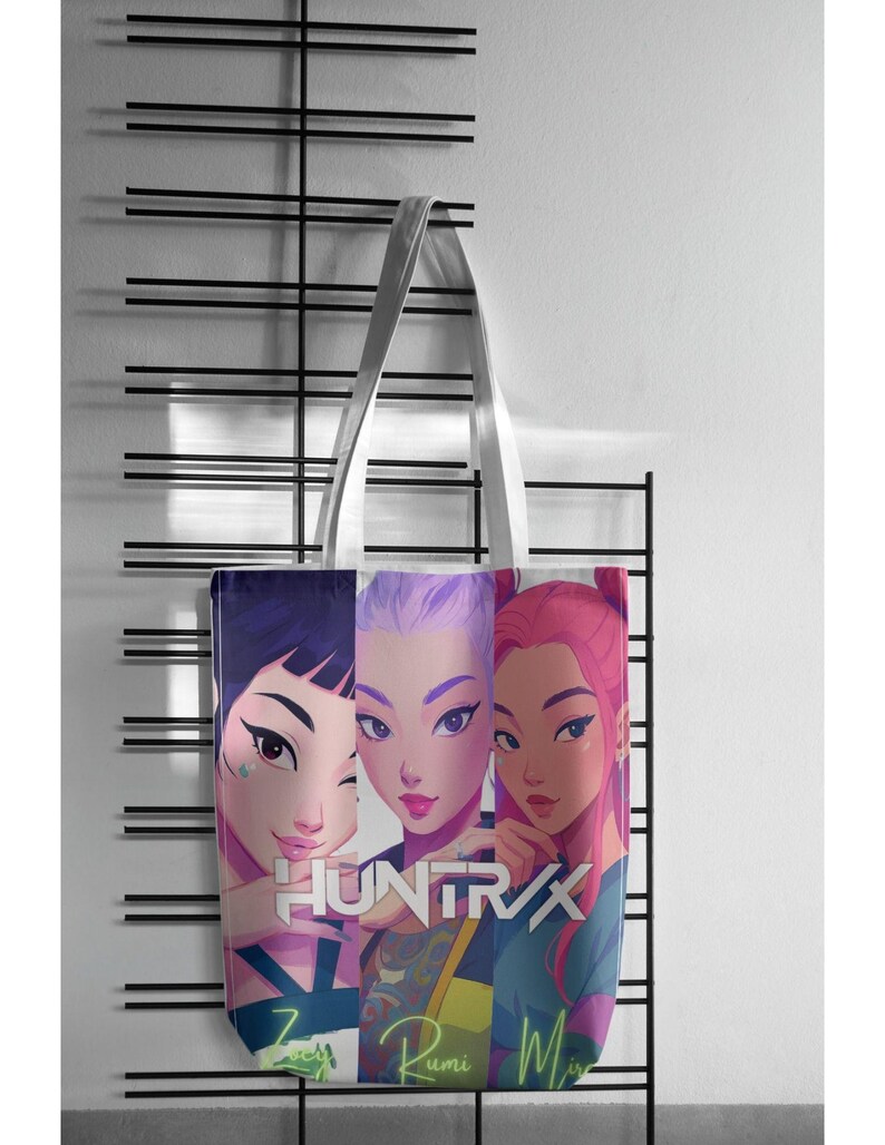 HUNTRX Trio Poster · Zoey Rumi Mira Vector · Anime Fantasy Digital ...
