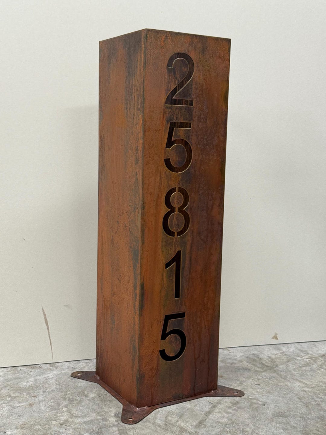 Address Column: Lighted Garden Decor, Yard Art - Etsy