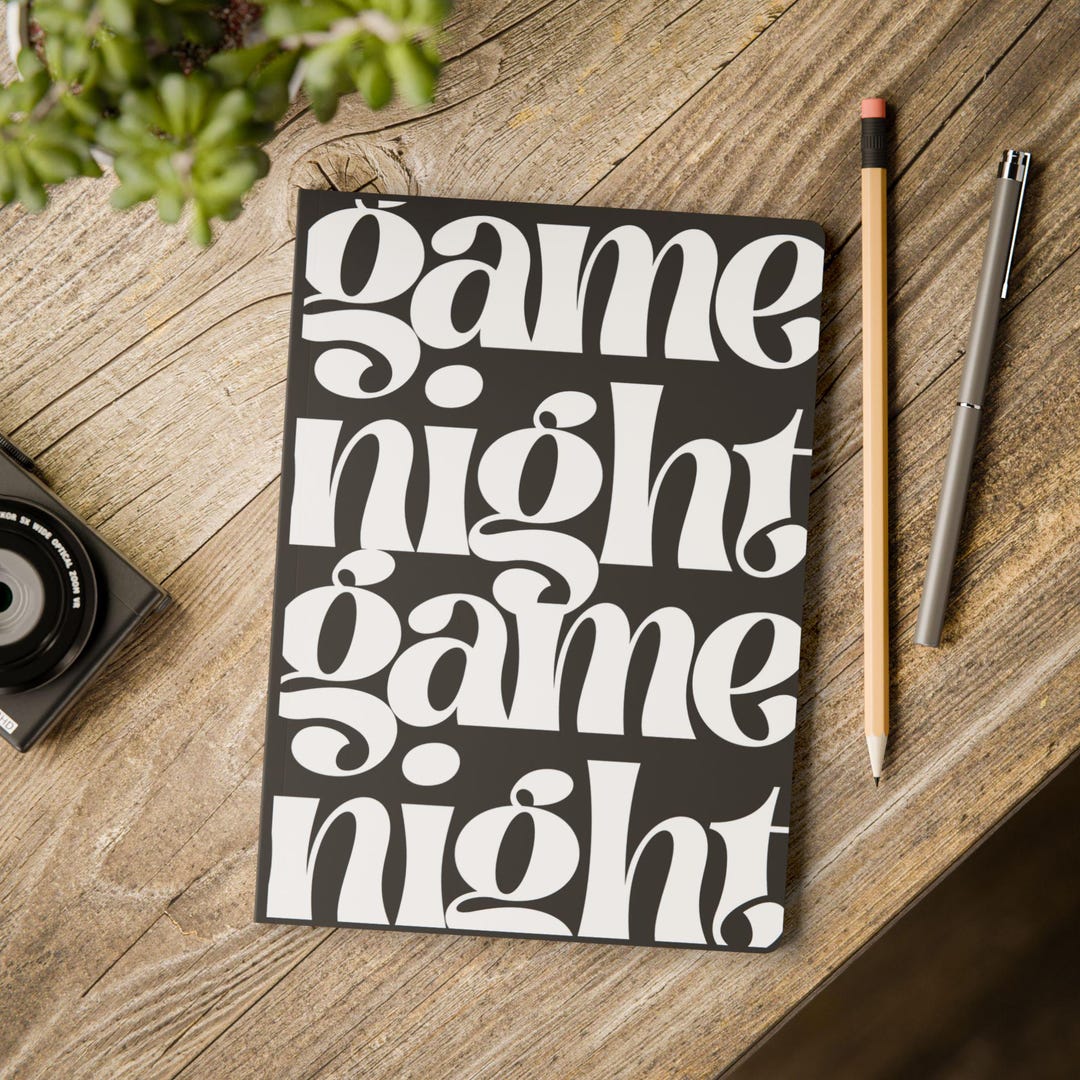 Game Night Score Book | Softcover Notepad - Etsy