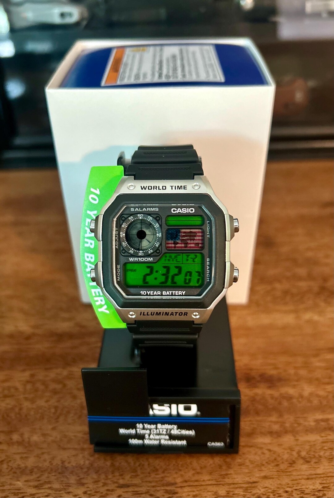 Custom Color Casio AE1200 Watch Mod: Retro Digital Style - Etsy
