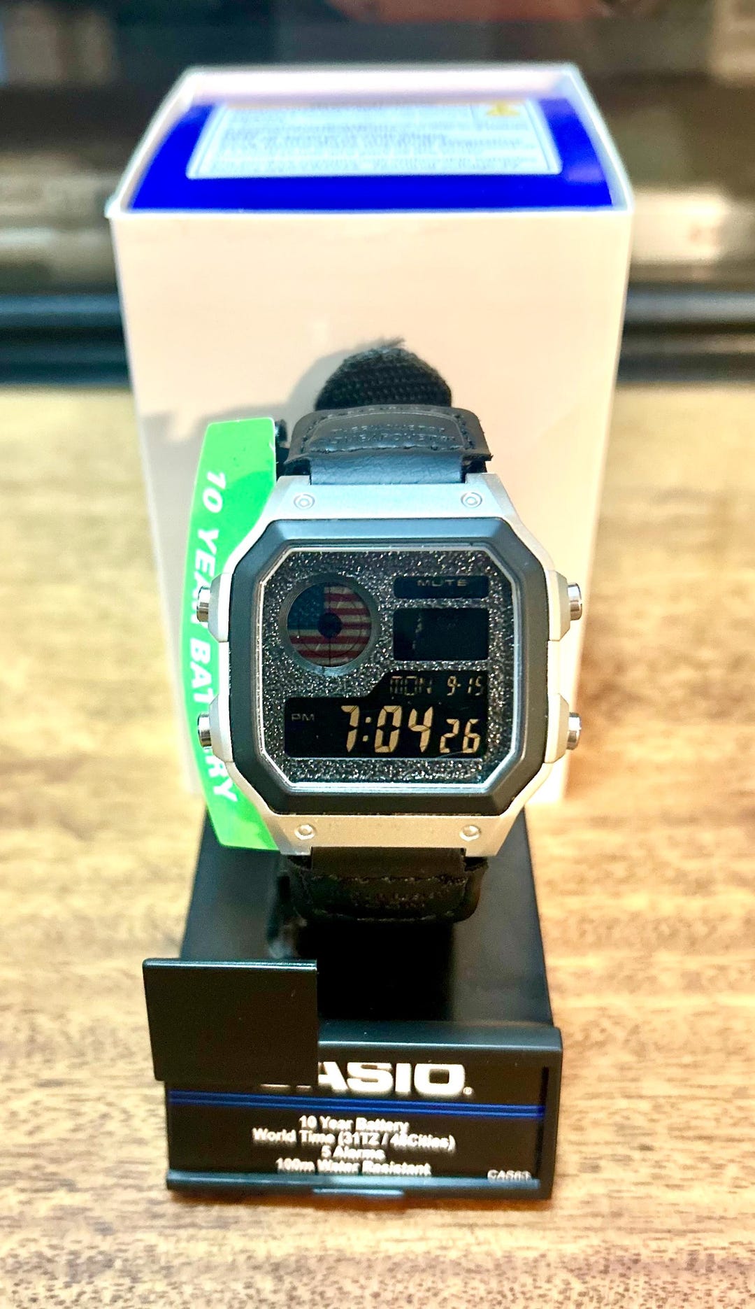 Custom Color Casio AE1200 Watch Mod: Retro Digital Style With Nylon ...