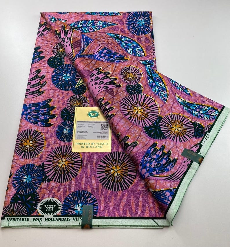 Grand Super Wax Hollandais African Fabric 6 Yards - Etsy