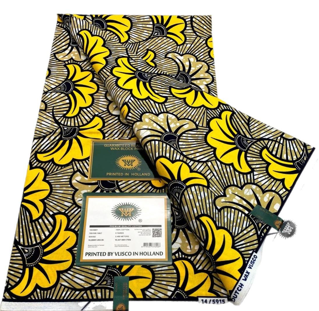 Dutch Veritable Wax Hollandais 100% African Fabric 6 Yards - Etsy