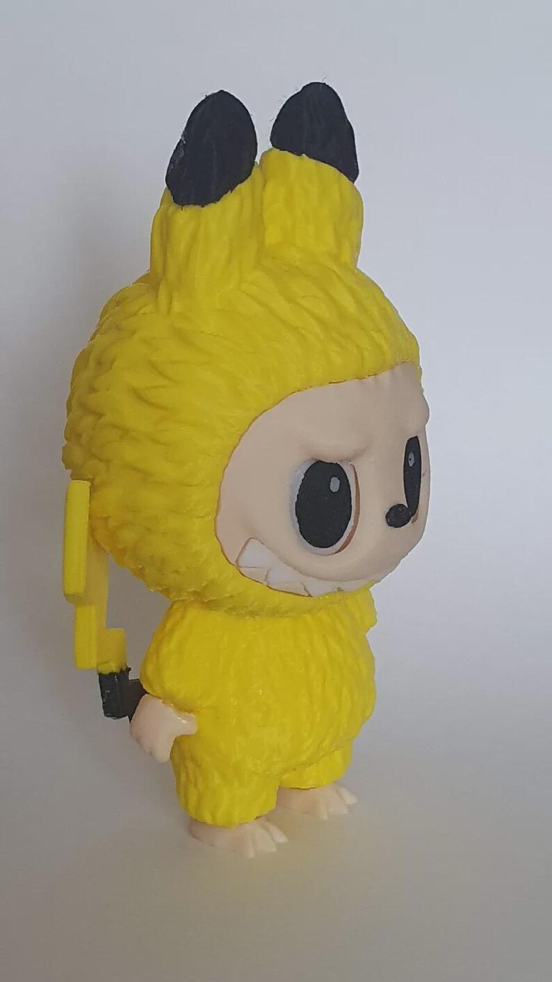 Labubu Pikachu 3D Model: Printable Pokemon Desk Decor (STL - 3MF Files ...