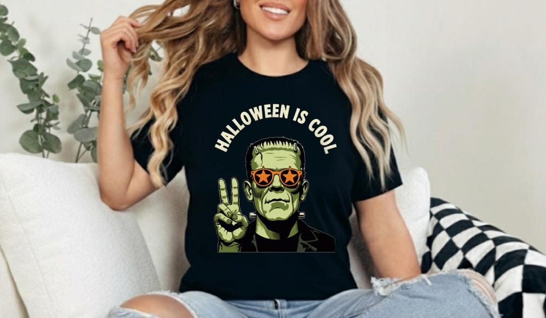 Vintage Frankenstein Halloween Shirt: Comfort Colors Kindness Tee - Etsy