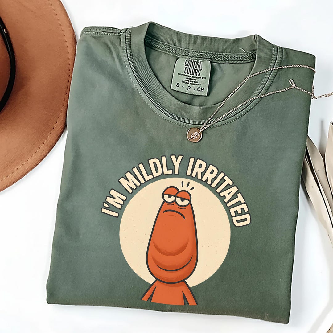 I'm Mildly Irritated Marcus the Worm Funny Meme Women Men T-shirt ...