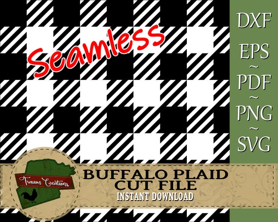 Buffalo Plaid SVG Seamless Buffalo Pattern SVG Plaid SVG | Etsy