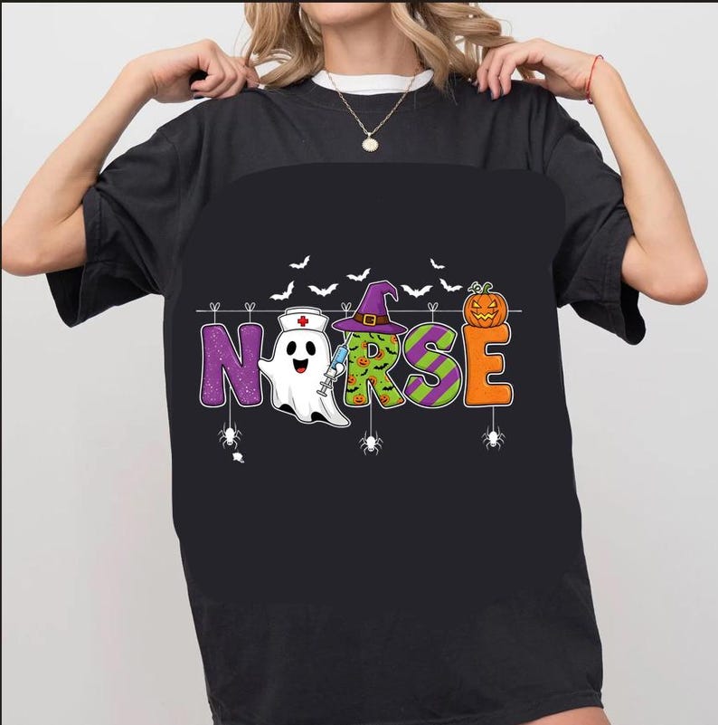 Ghost Nurse Halloween PNG: Spooky RN Clipart (digital Download) - Etsy