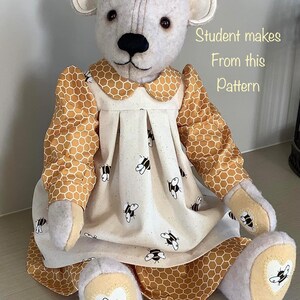 PDF Teddy Bear Pattern for Making Norma Jean - Note A3 Printing ...