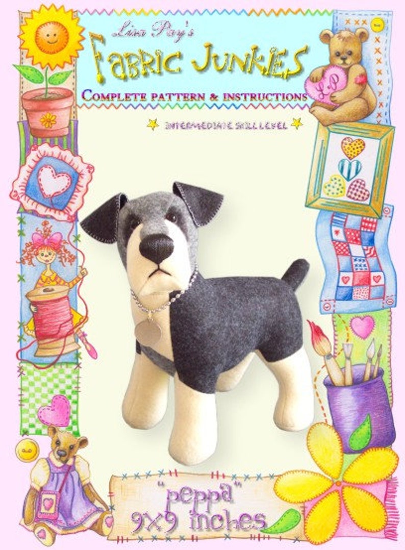 PDF Pattern for Making Schnauzer Out of Felt or Fabric E-pattern PDF ...
