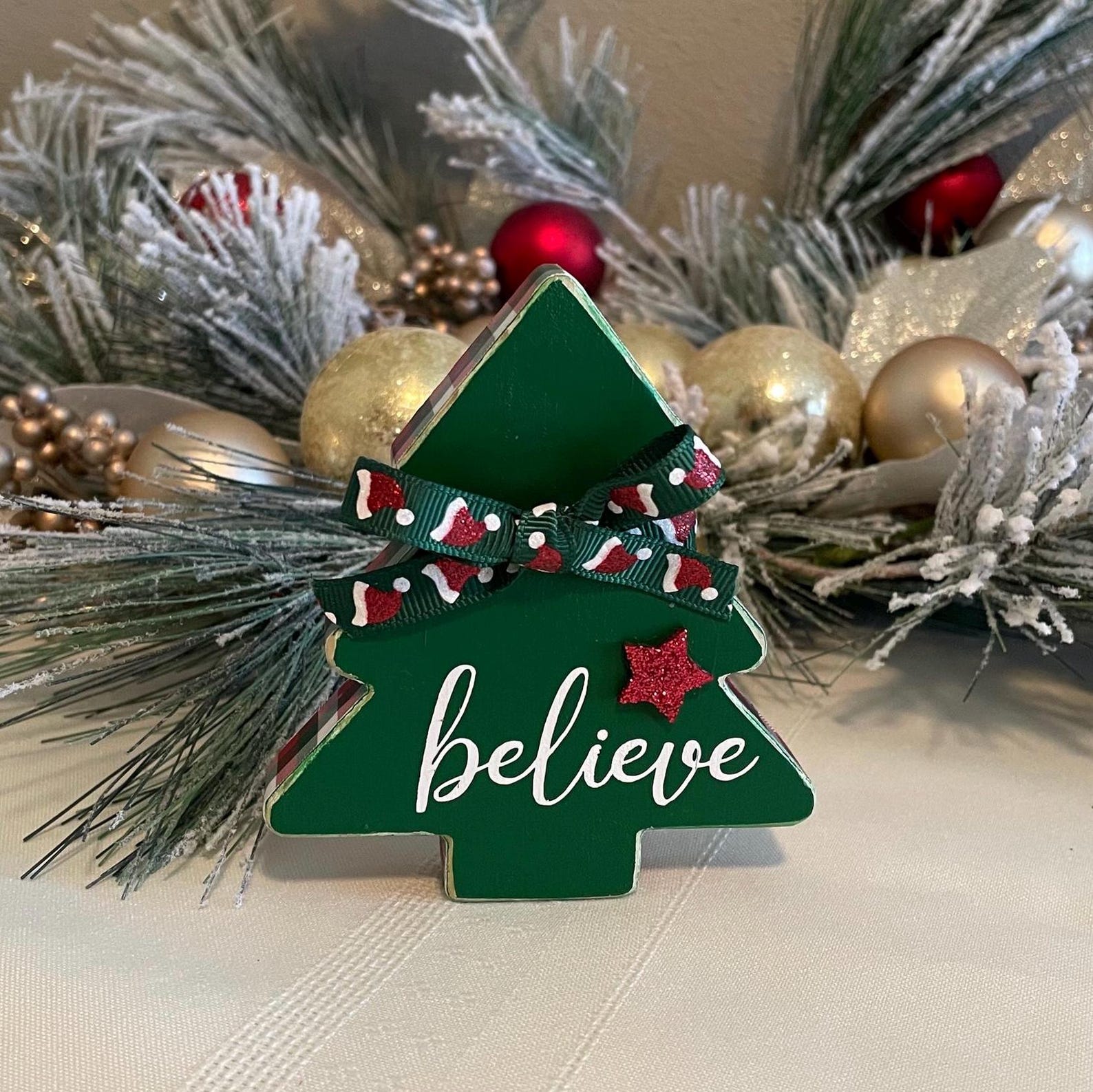 Hand Painted Mini Christmas Trees - Etsy