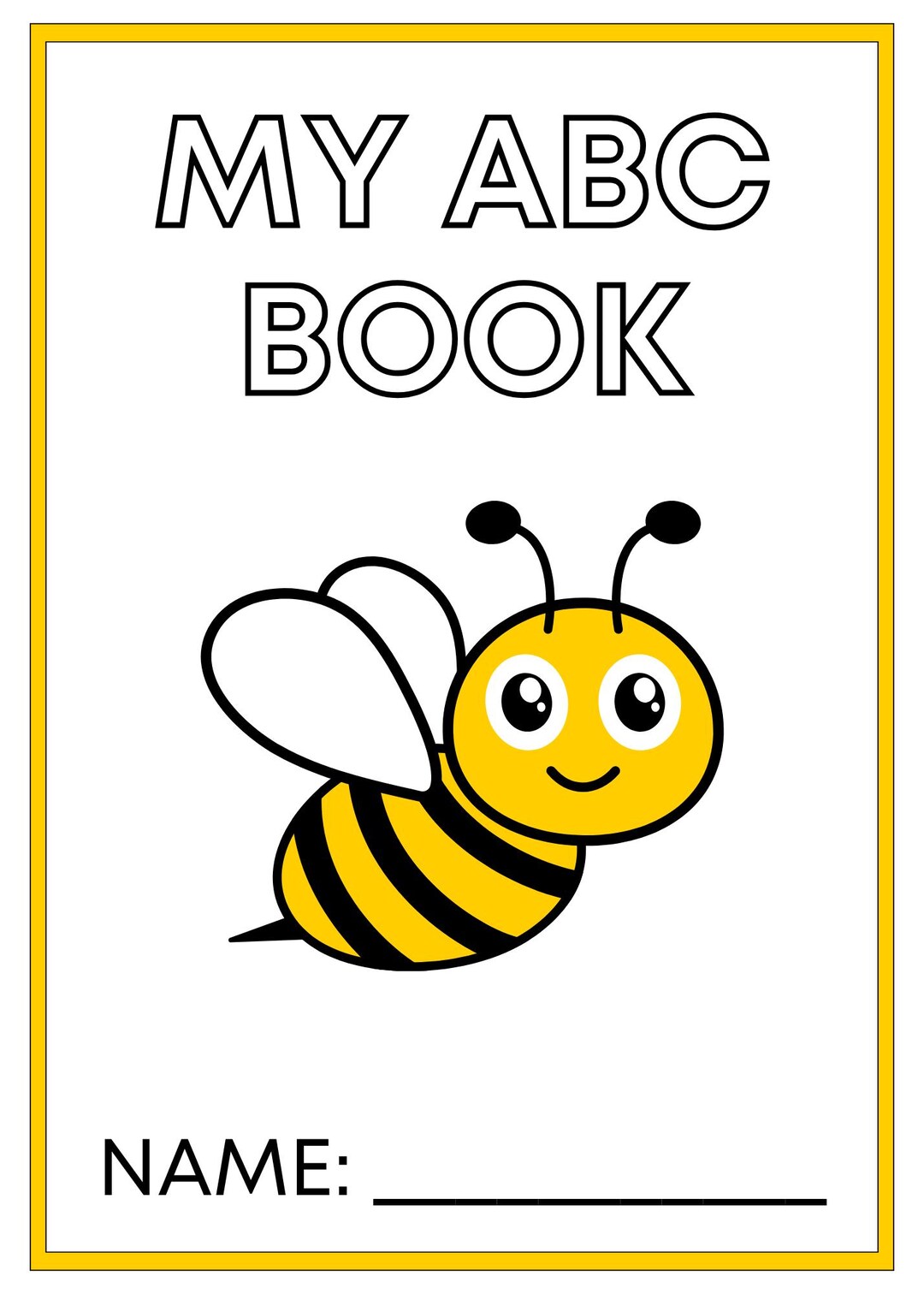 My First ABC Book ~ Alphabet Preschool Book ~ Letters Learning ...