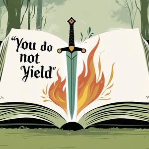 Throne of Glass "you Do Not Yield" Aelin Quote Digital Prints - Etsy