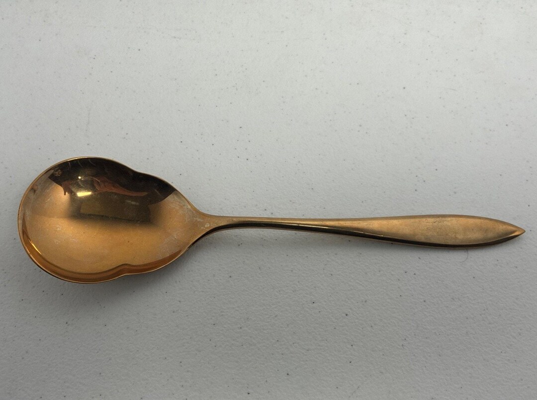 Dirigold Dirilyte REGAL Goldware Silverware Casserole Spoon Vintage - Etsy