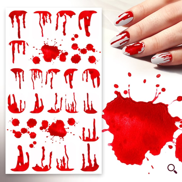 Blood Splatter Decals - Etsy