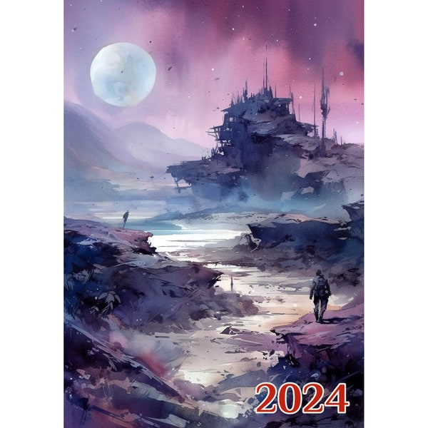 Sci Fi 2024 Calendar - Etsy