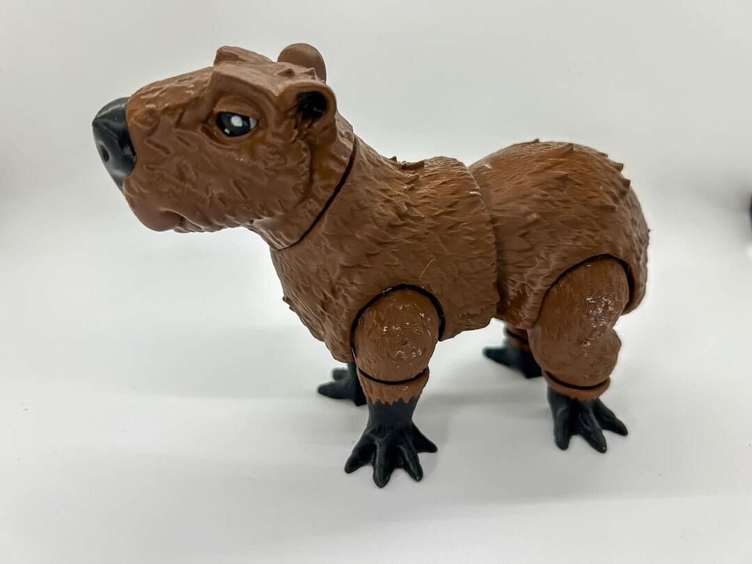 3D Printed Capybara - Etsy