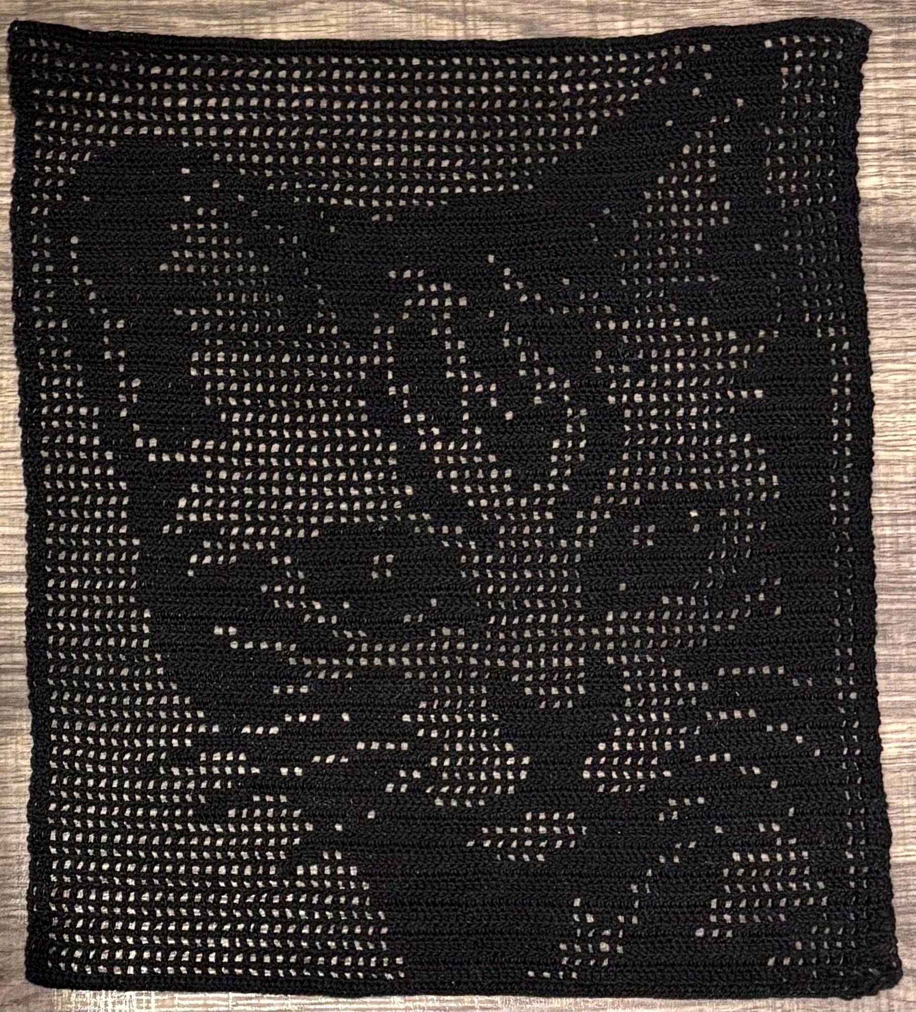 Filet Crochet Cat Tapestry - Etsy