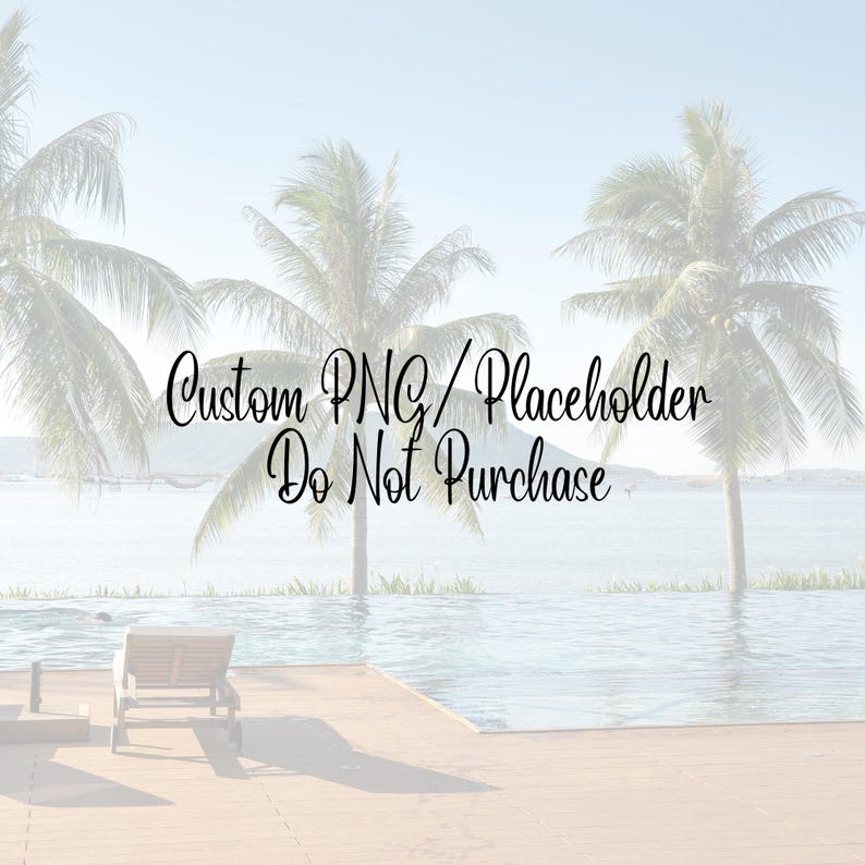 Custom PNG - Place Holder - Etsy
