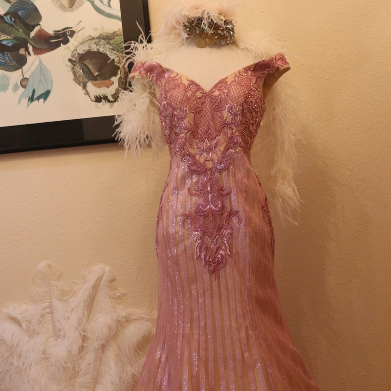 Raspberry Sequin Dress - Etsy