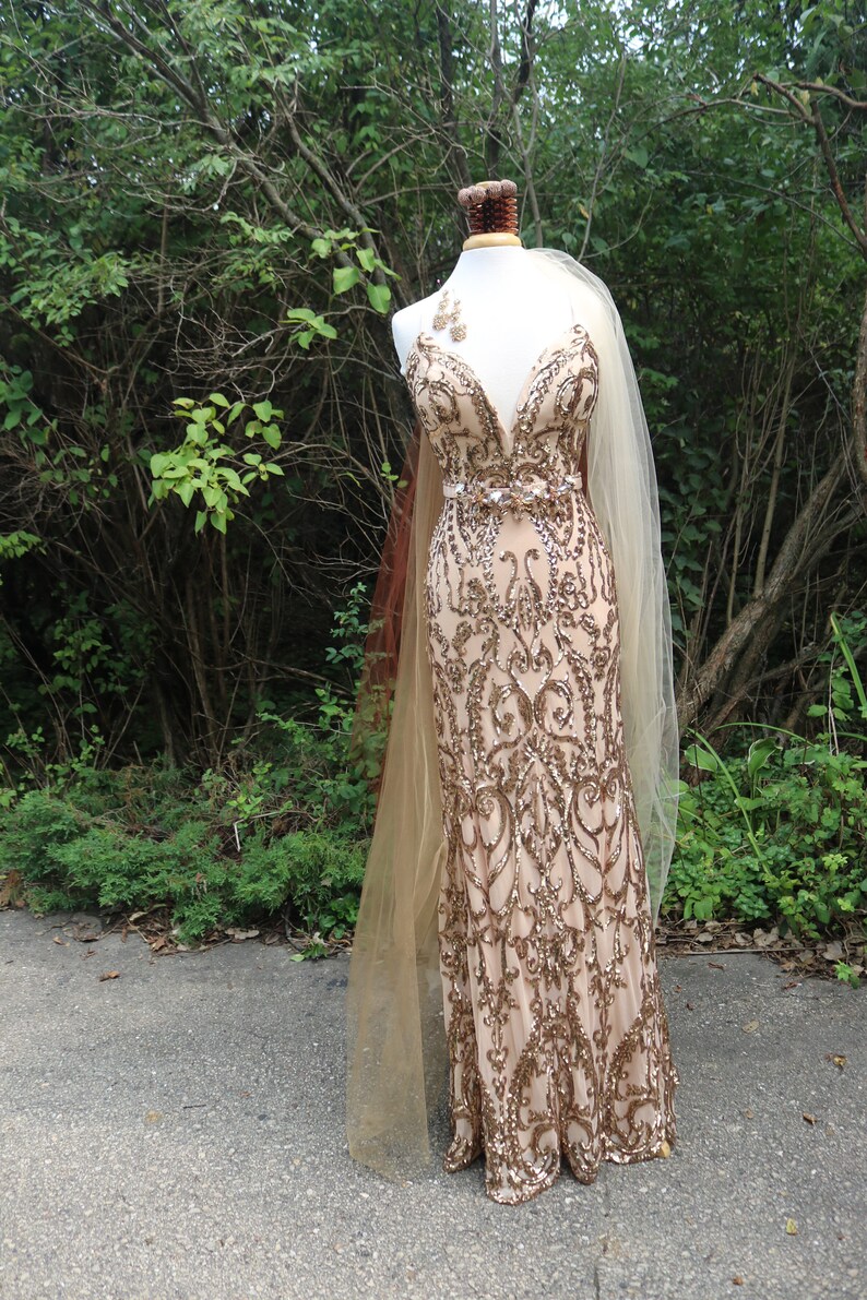 SALE Art Deco Great Gatsby Silver Screen Sequined Siren - Etsy