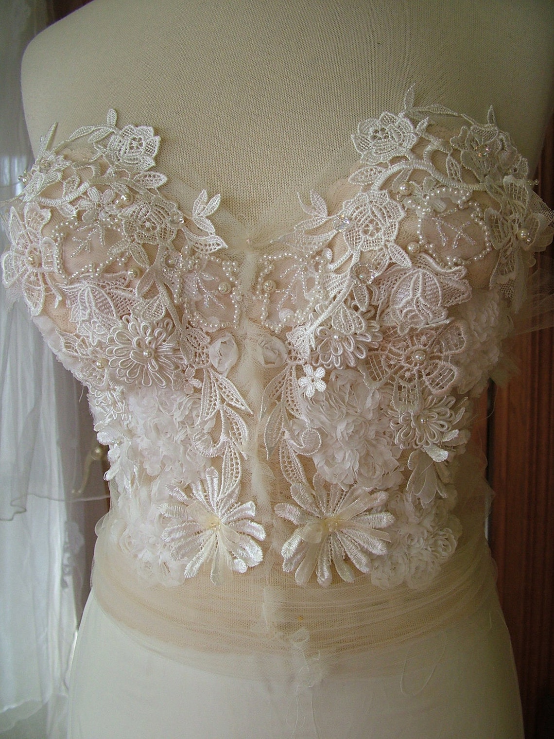 Wedding Bustier Custom Dress With Any Style Skirt Marilyn - Etsy