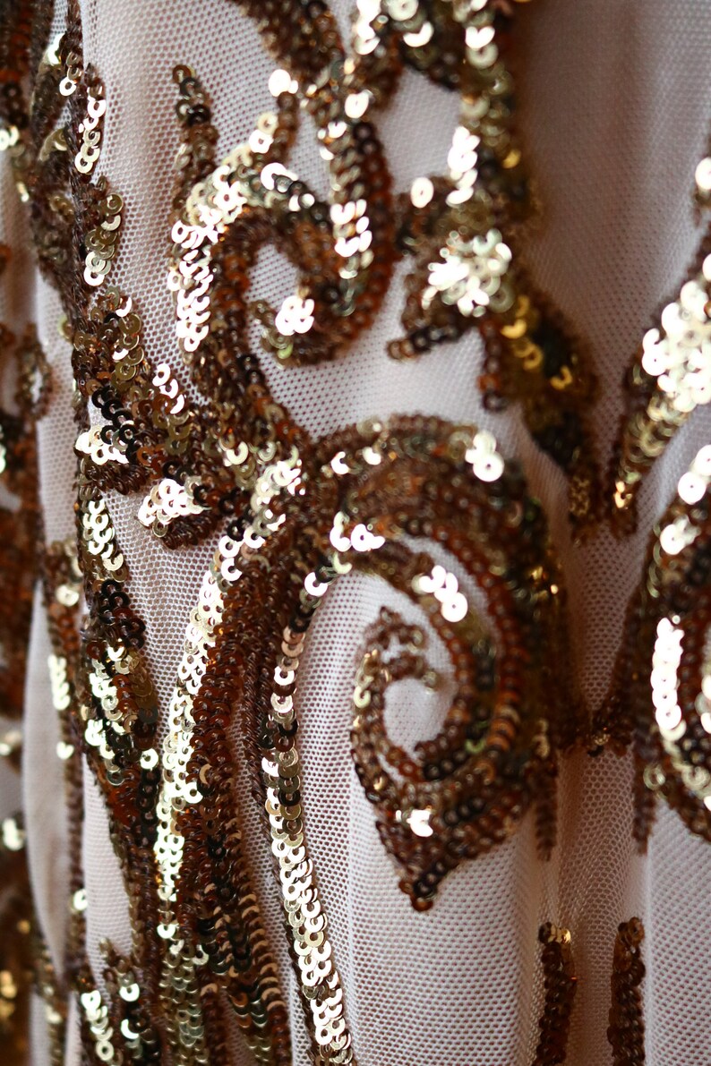 SALE Art Deco Great Gatsby Silver Screen Sequined Siren - Etsy