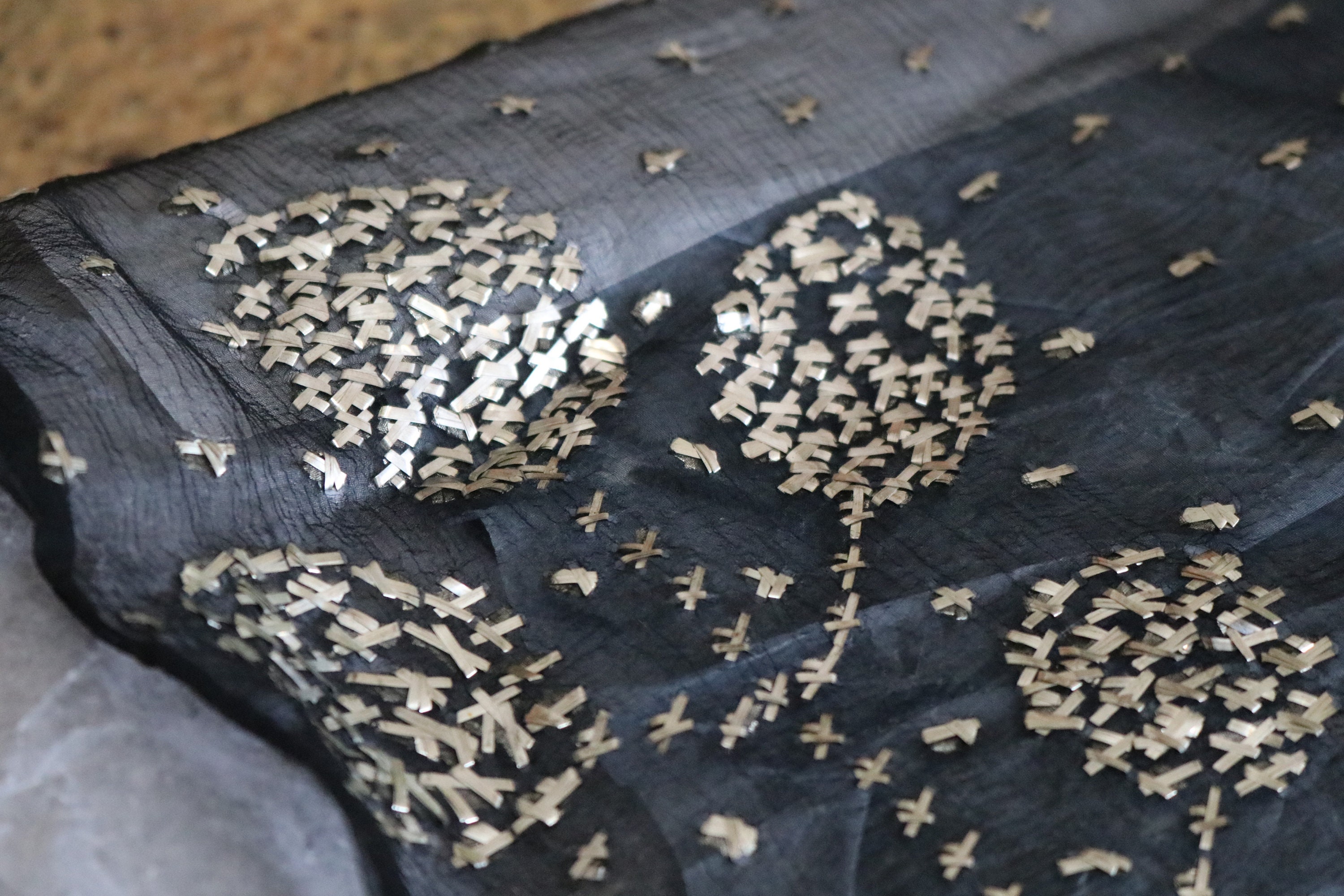 Antique Art DECO 1920'S Egyptian ASSUIT SHAWL Stole Black | Etsy