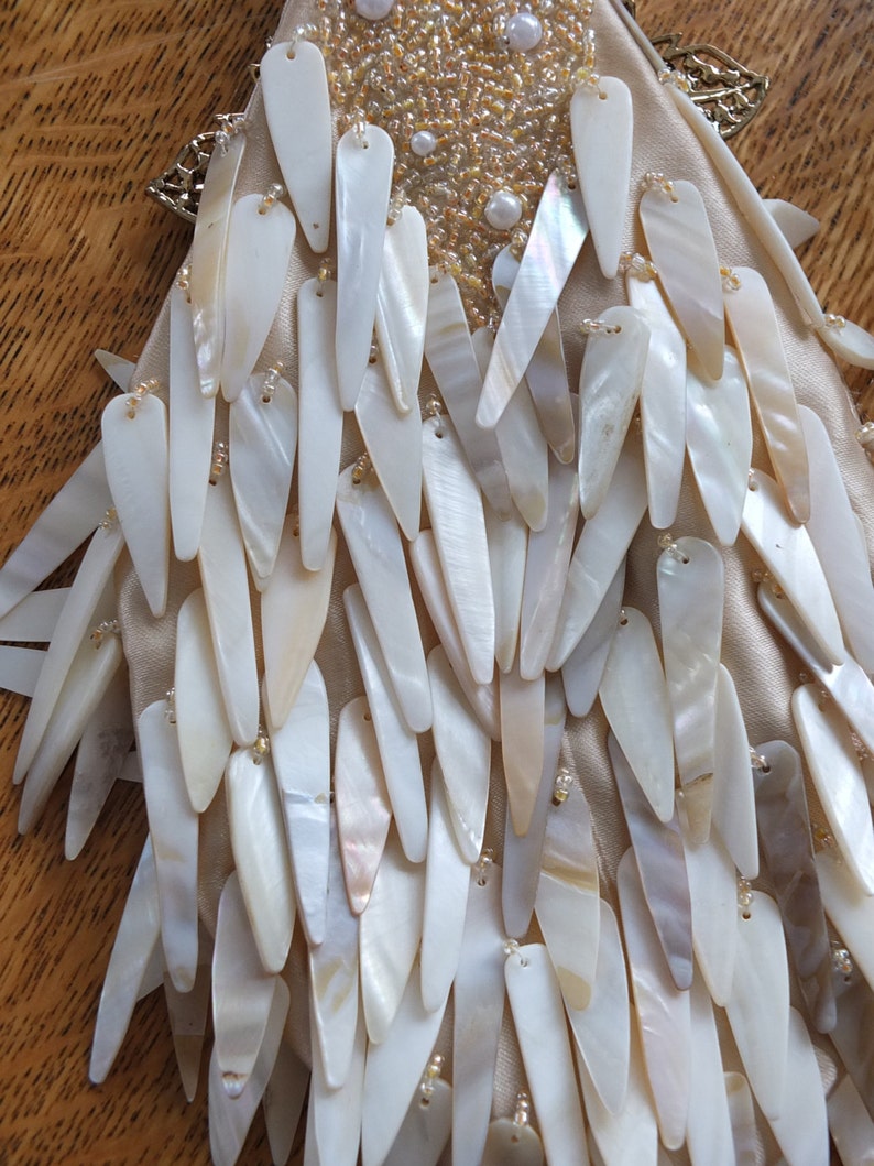 Handmade Wedding Purse Shell Bangles With Stunning Brooch - Etsy