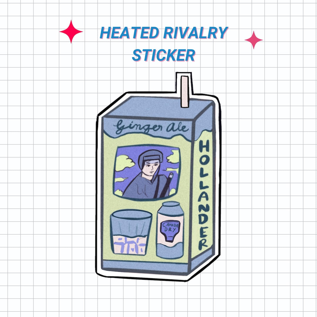Shane Hollander Ginger Ale Sticker | Heated Rivalry, Handdrawn, Kindle ...