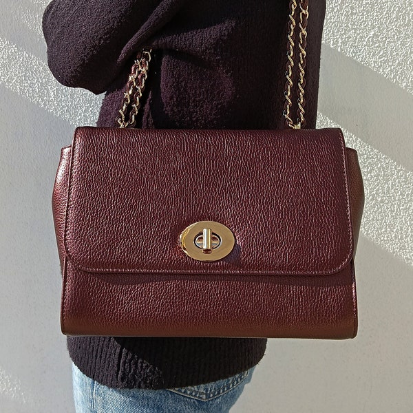 Leather Flap Bag - Etsy