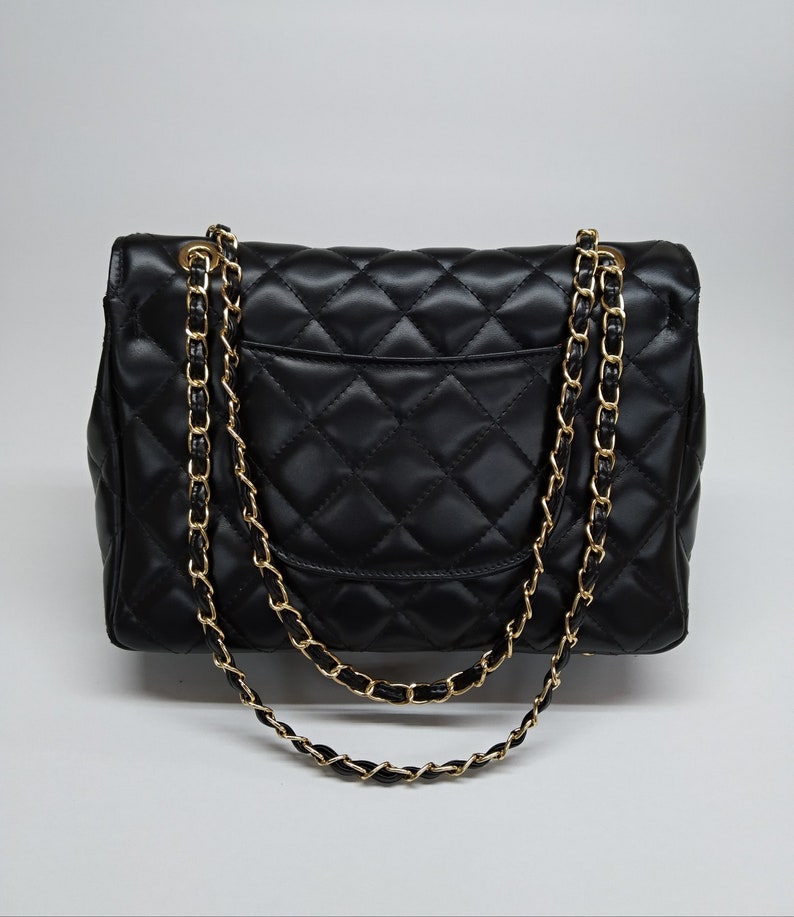 Classic Style XL DIAMONDS Genuine Leather Shoulder Bag - Etsy