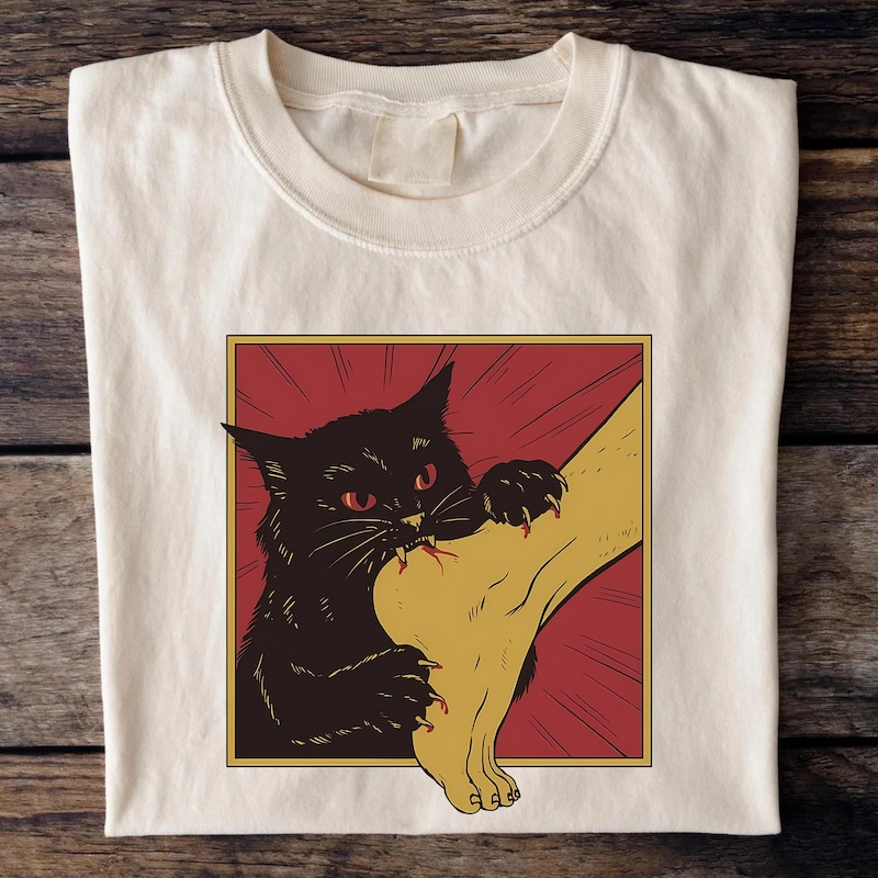 Cat Bite Top - Etsy