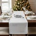 Christmas Table Runner Mockup – 14x48 PSD JPG Holiday Dining Decor ...