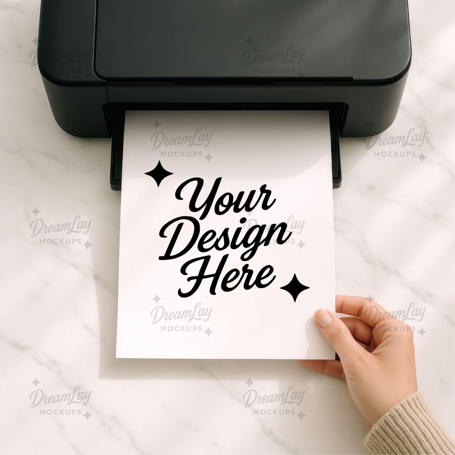 Home Printer Mockup – A4 8.5x11” Paper, PSD & JPG - Etsy