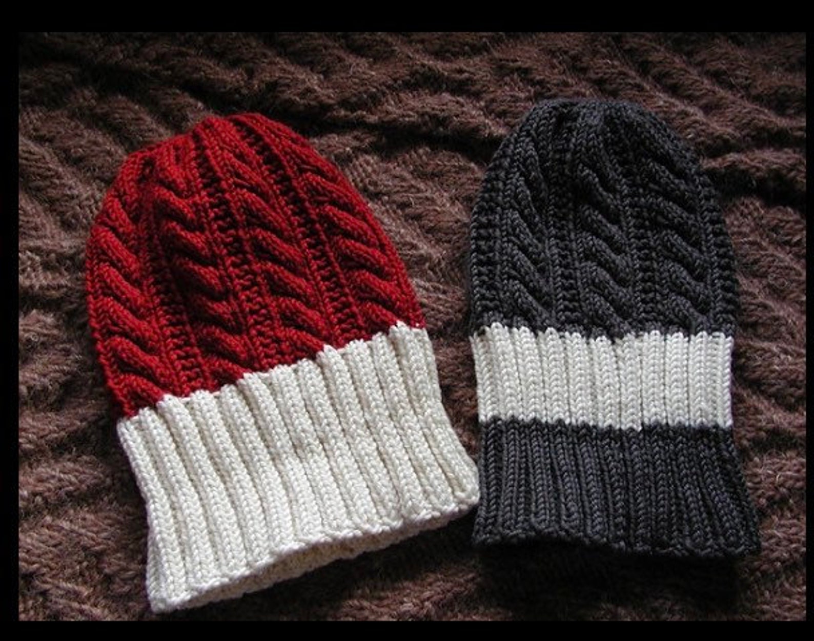 Gingerbread Hat Pattern (pdf) Cabled Hat Pattern - Etsy