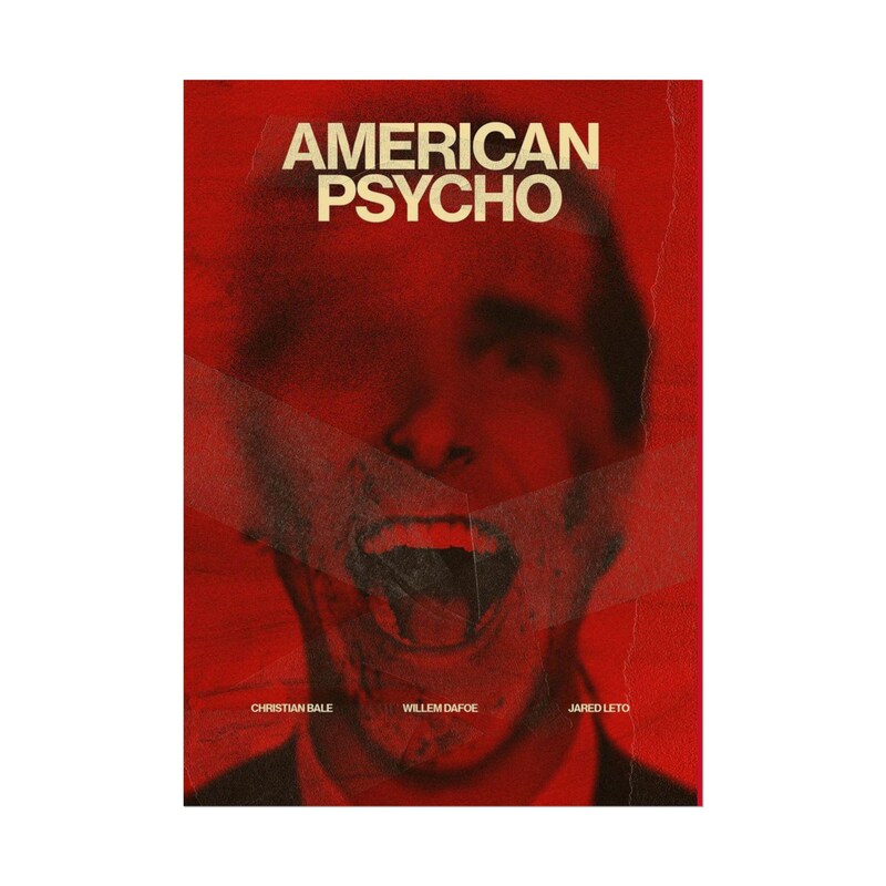 American Psycho Poster - Etsy