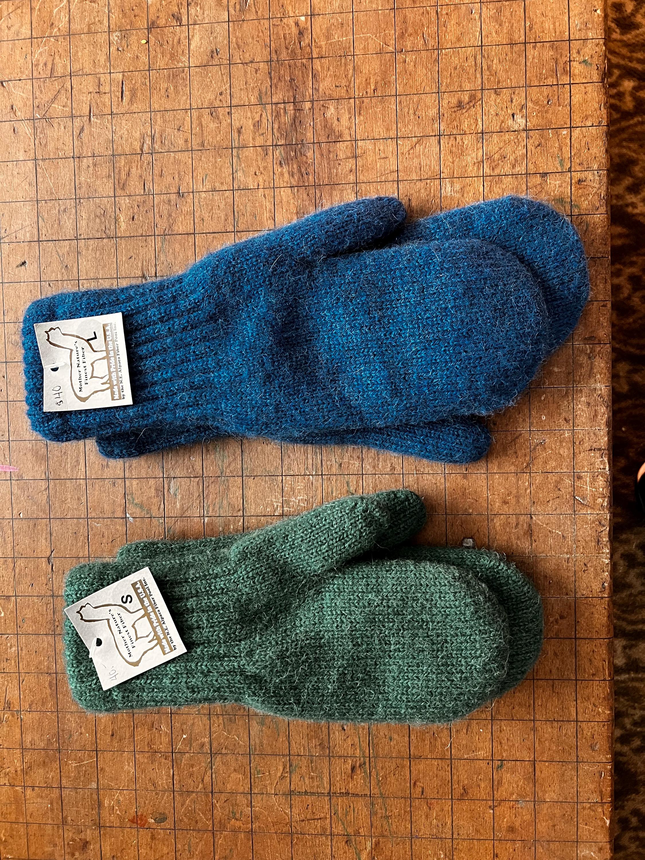 Lined Alpaca Mittens - Etsy