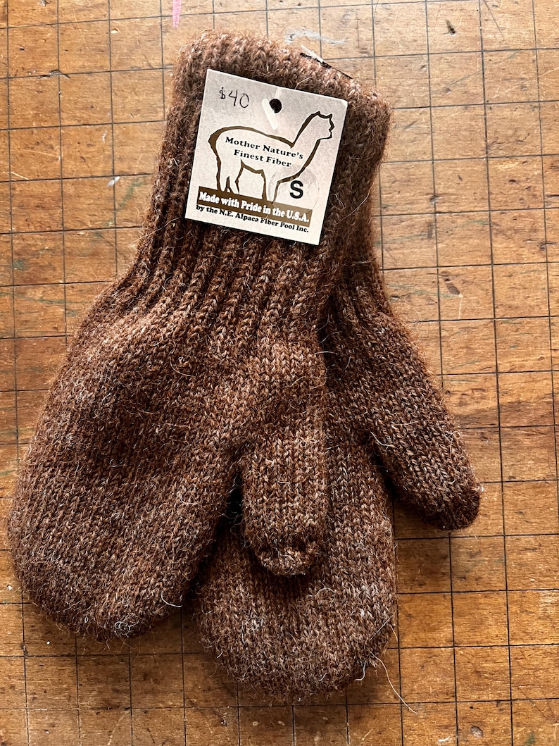 Lined Alpaca Mittens - Etsy