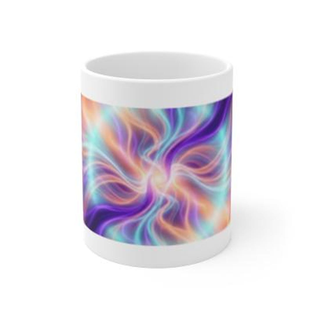 Psychedelic Mug Ripple Effect Reality – Trippy Abstract Wave Motion ...