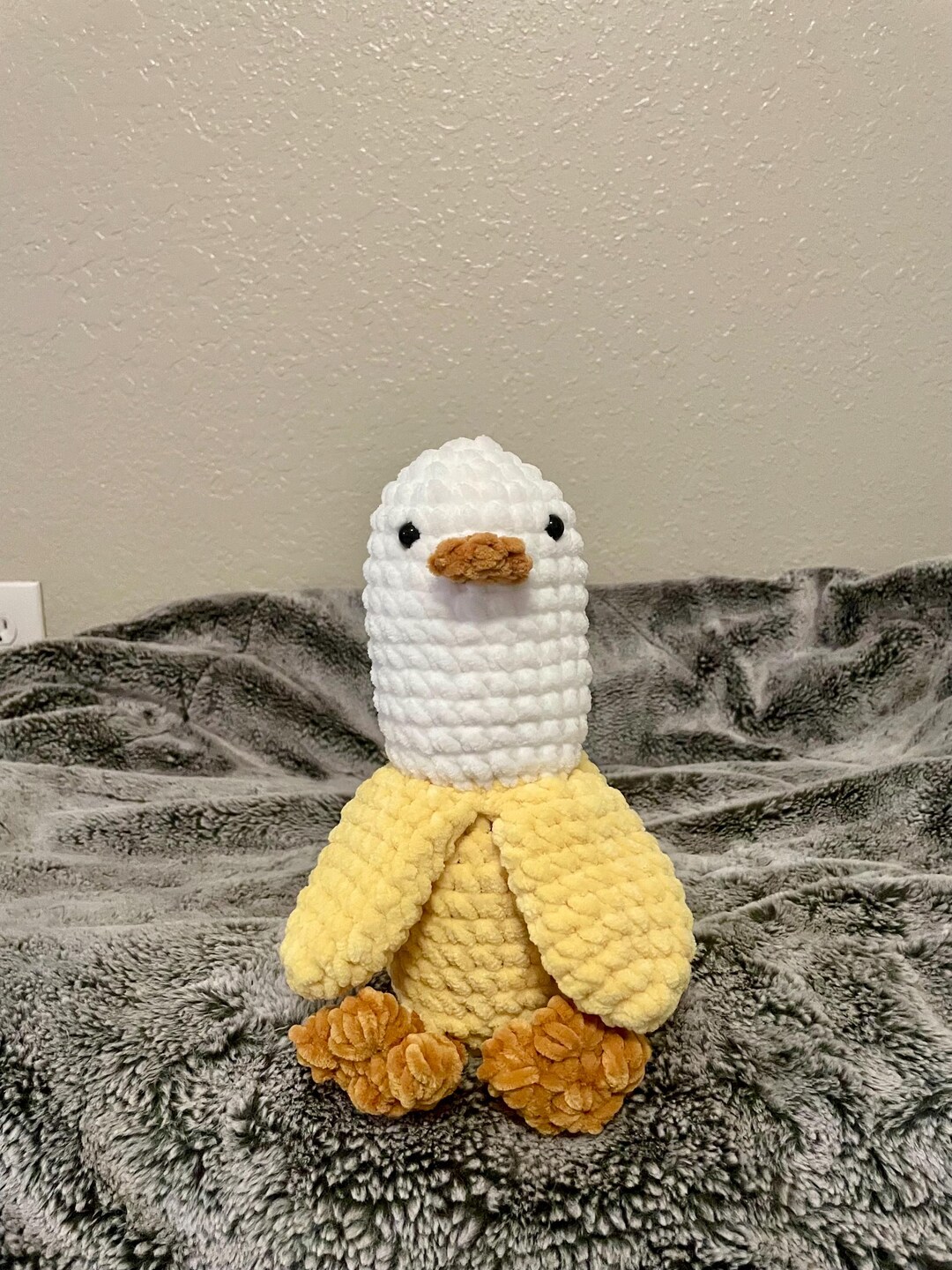 Handmade Banana Goose Crochet, Silly Goose Stuffed Animal Plushie - Etsy