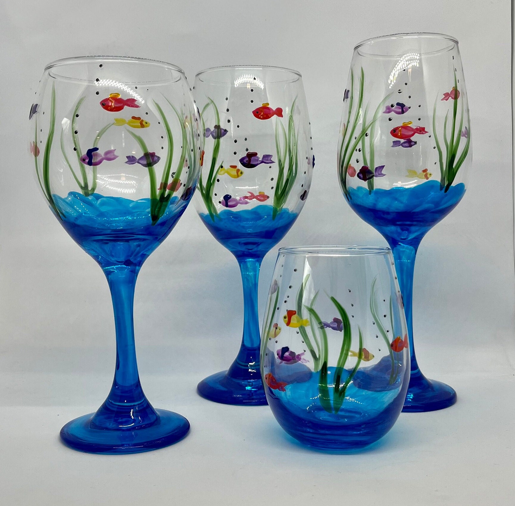 Fish Wine Glasses