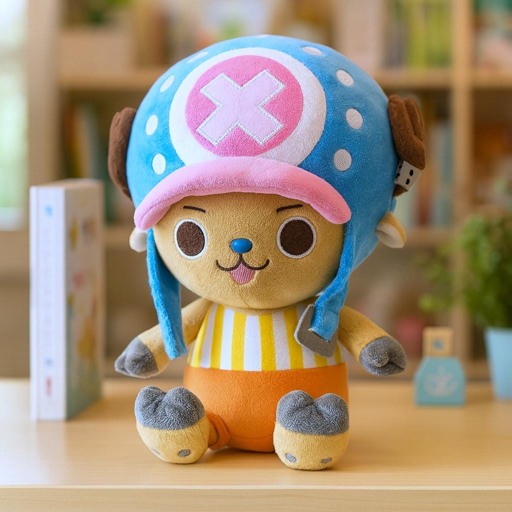 One Piece Chopper Plushie, Cute Plush Doll, Soft Cartoon Plush Toy ...