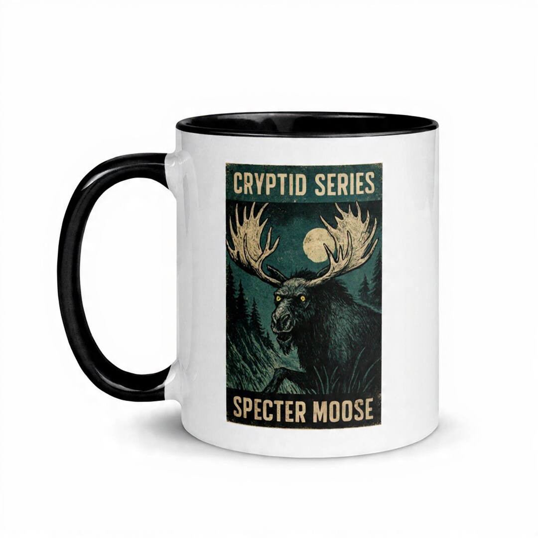 Specter Moose Coffee Mug | Cryptid Series Collectible Drinkware - Etsy