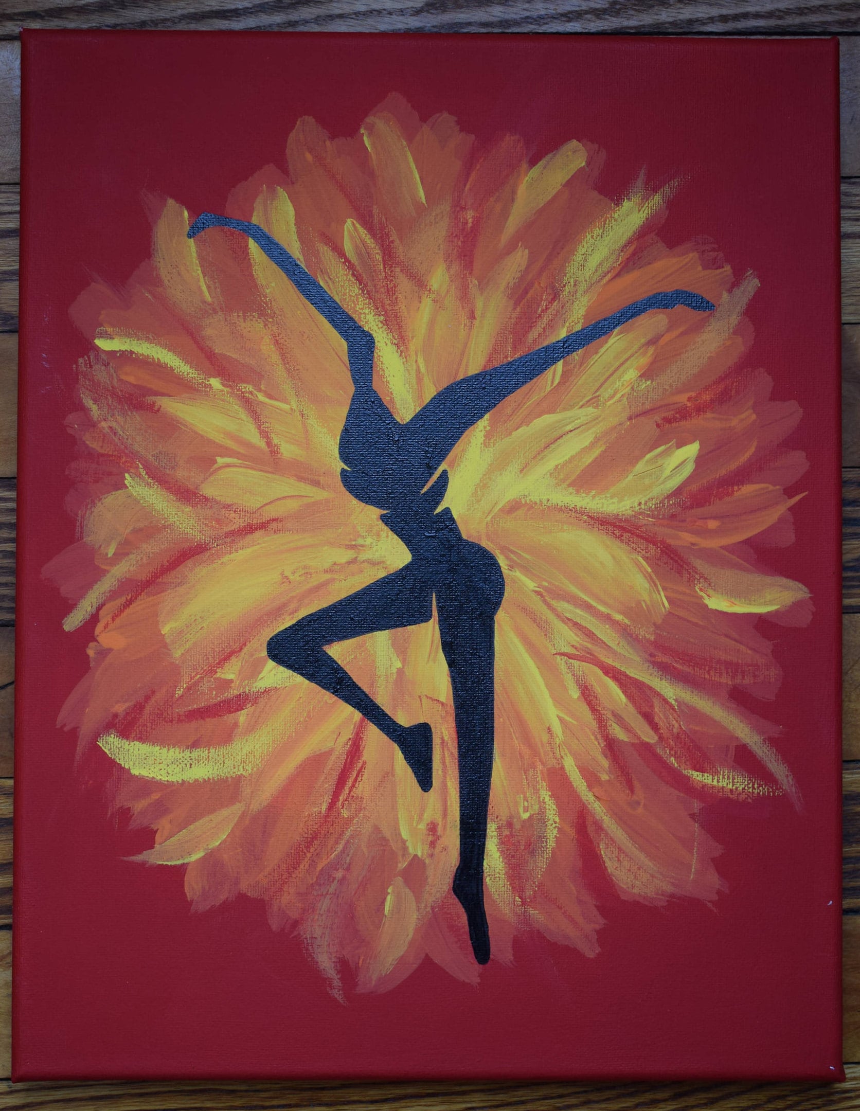 Dmb Fire Dancer Painting