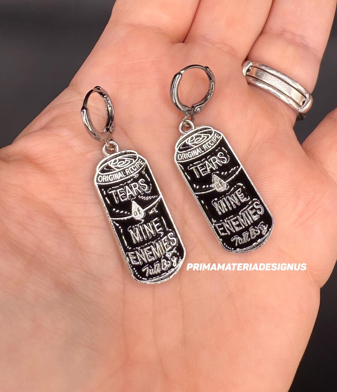 Spooky Tears of Mine Enemies Fashion Earrings - Etsy